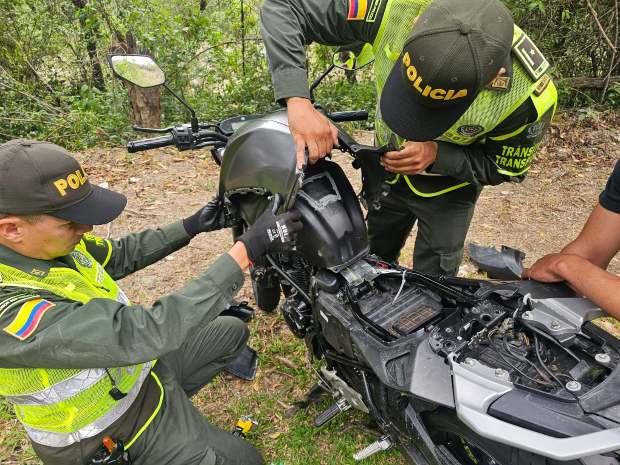 Le encontraron ocho kilos de cocaína en el tanque de gasolina, en Caldas